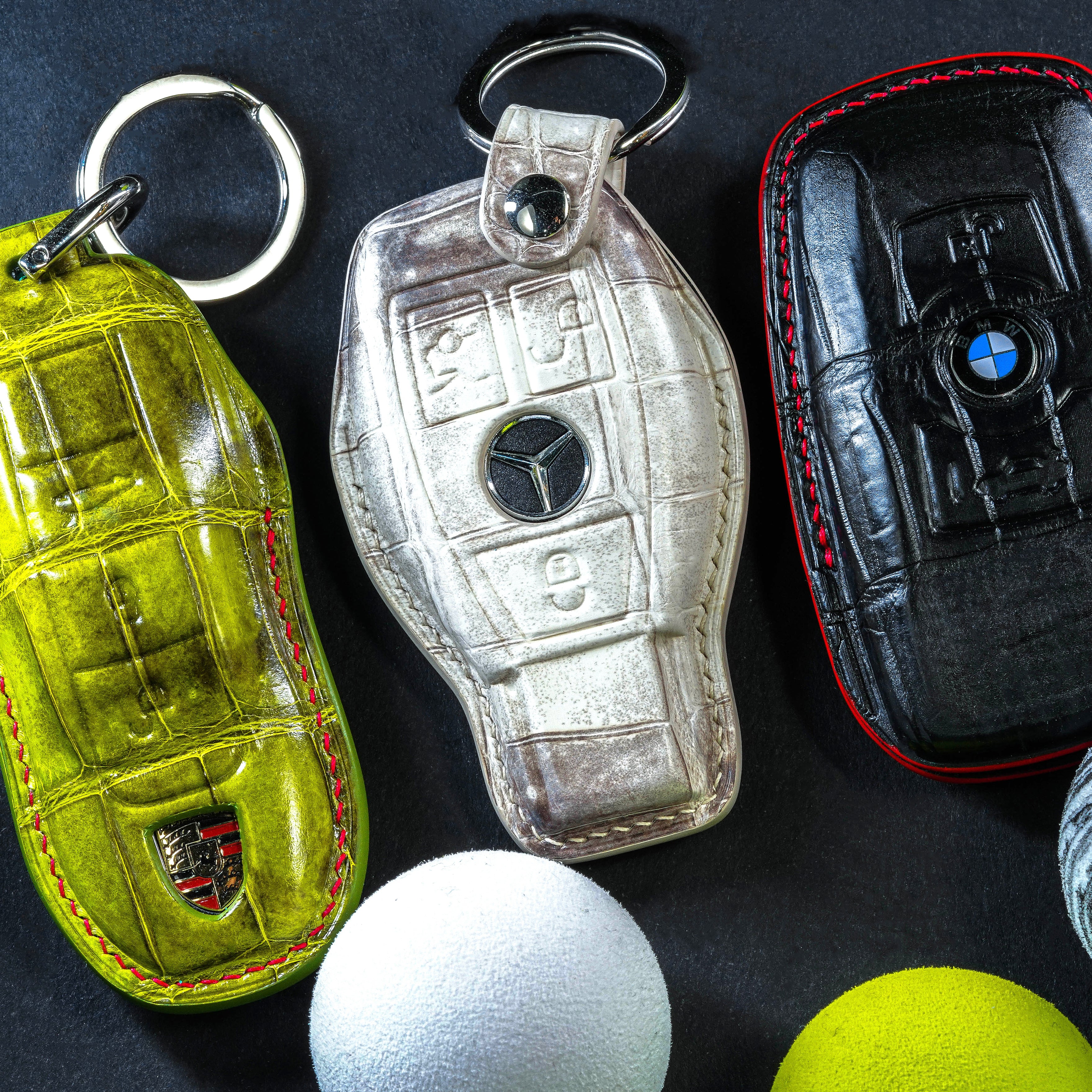 Elavating your style with customised leather key fob covers – Solitaire ...