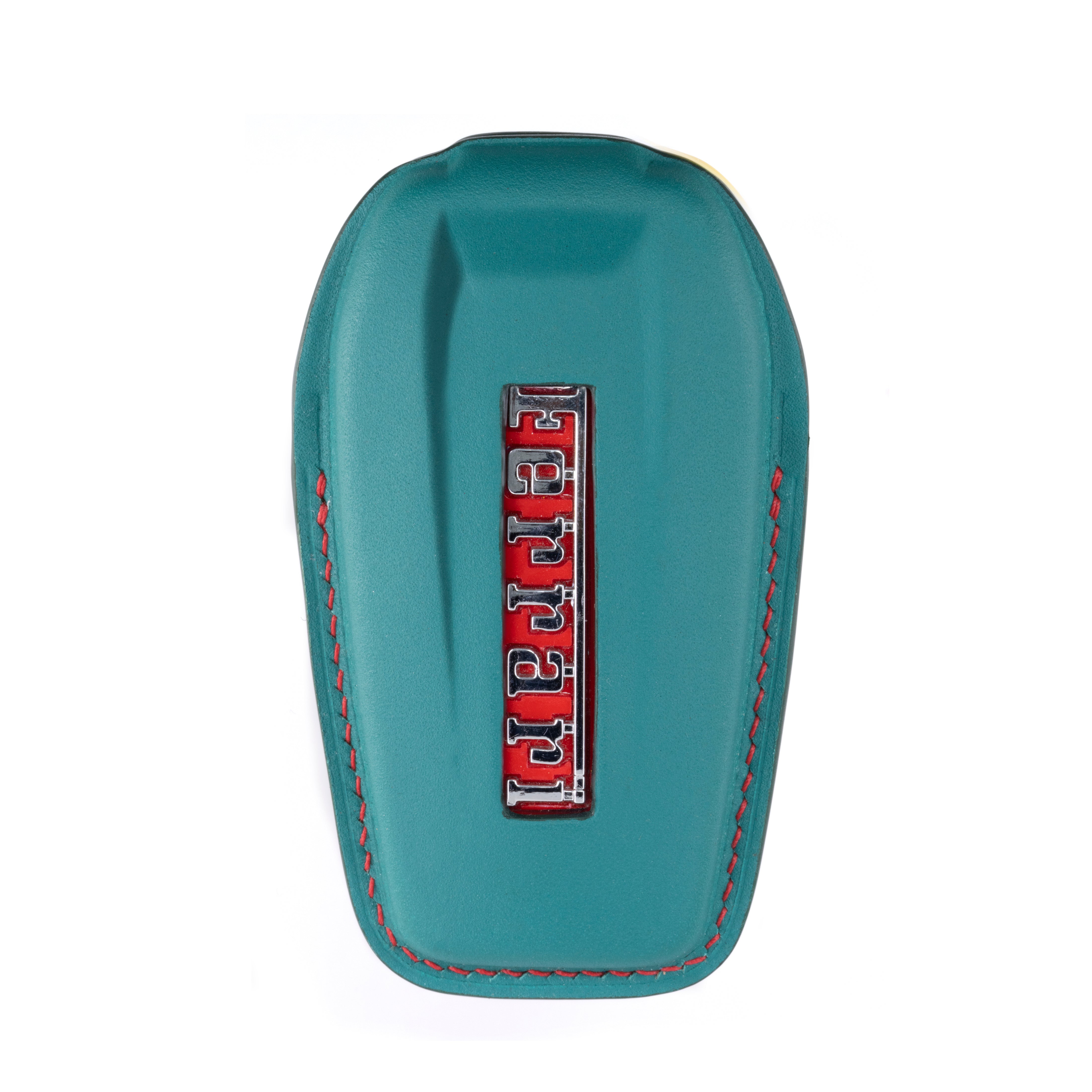Ferrari Key Fob Cover in Green Nappa – Solitaire Official