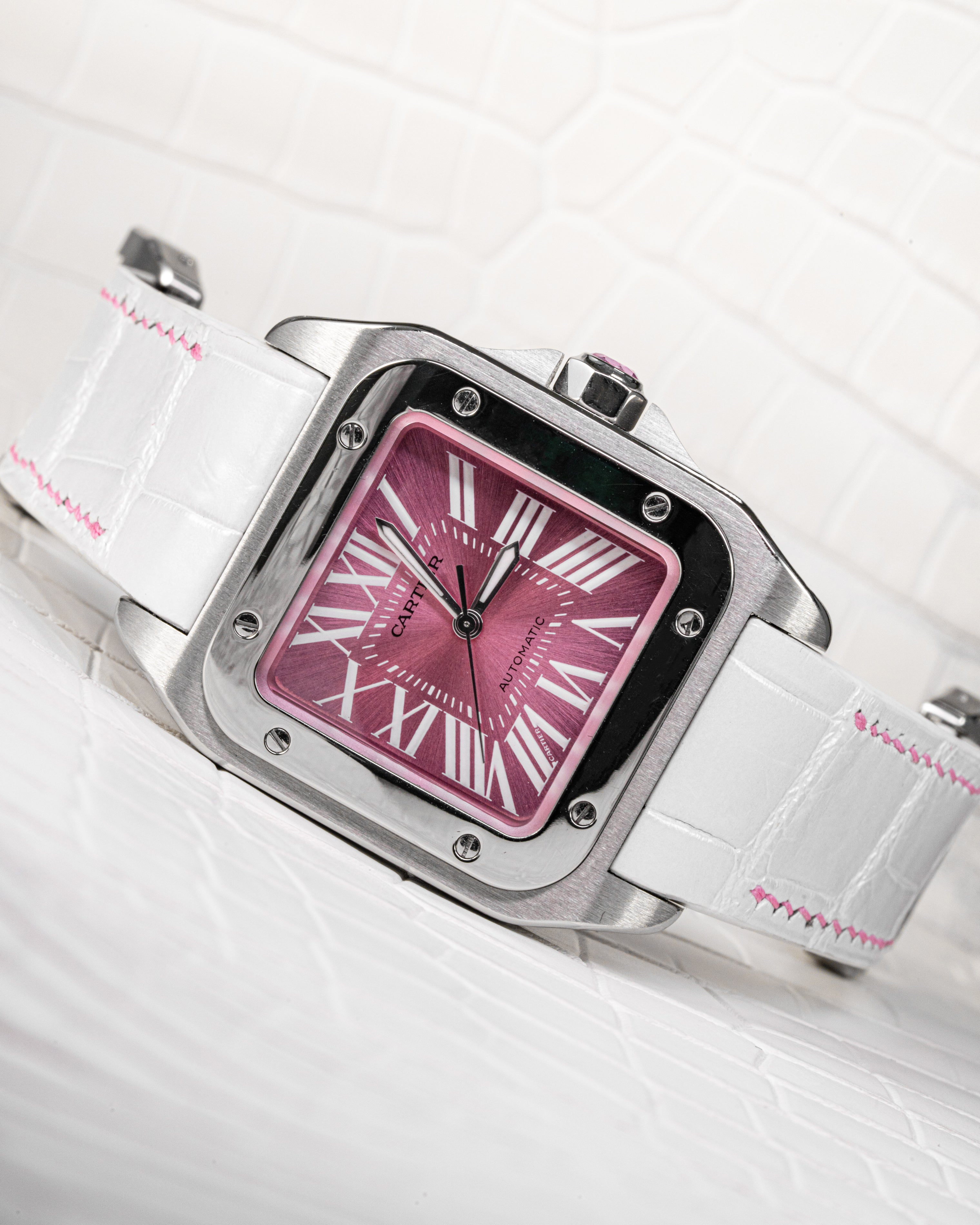Bespoke Watch Strap in White Crocodile – Solitaire Official