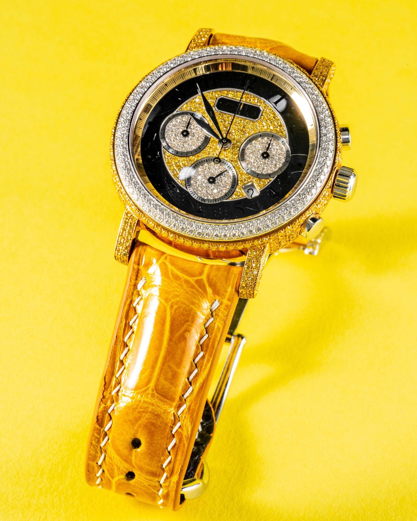Bespoke Watch Straps in Yellow Crocodile – Solitaire Official