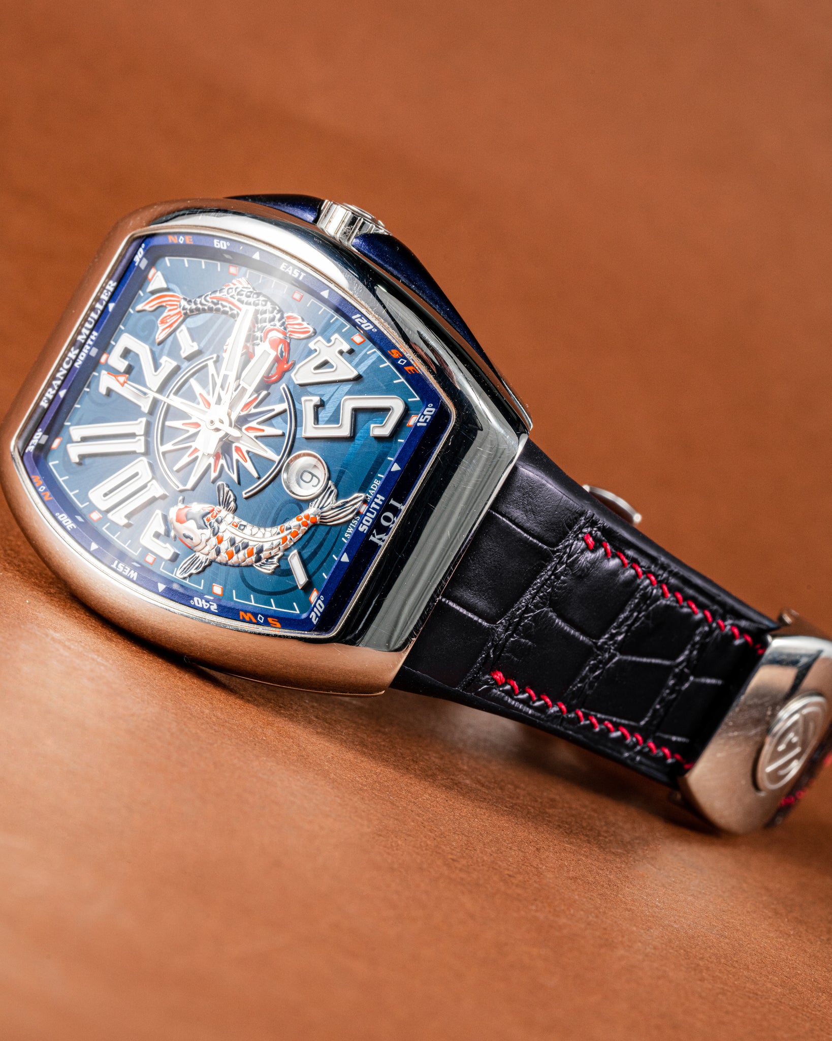 Bespoke Watch Strap in Black Crocodile – Solitaire Official