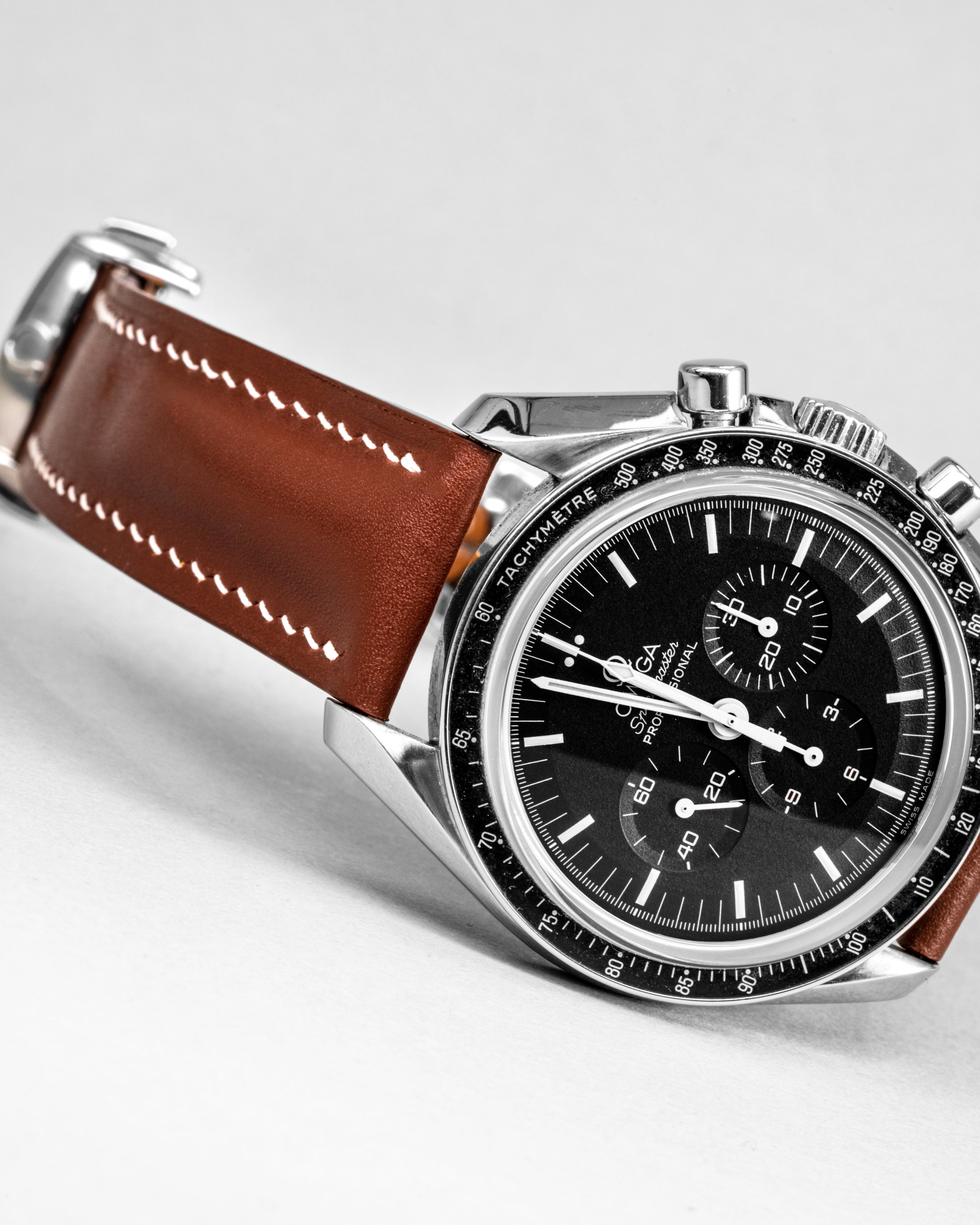 Bespoke Watch Strap in Coffee Brown Nappa – Solitaire Official