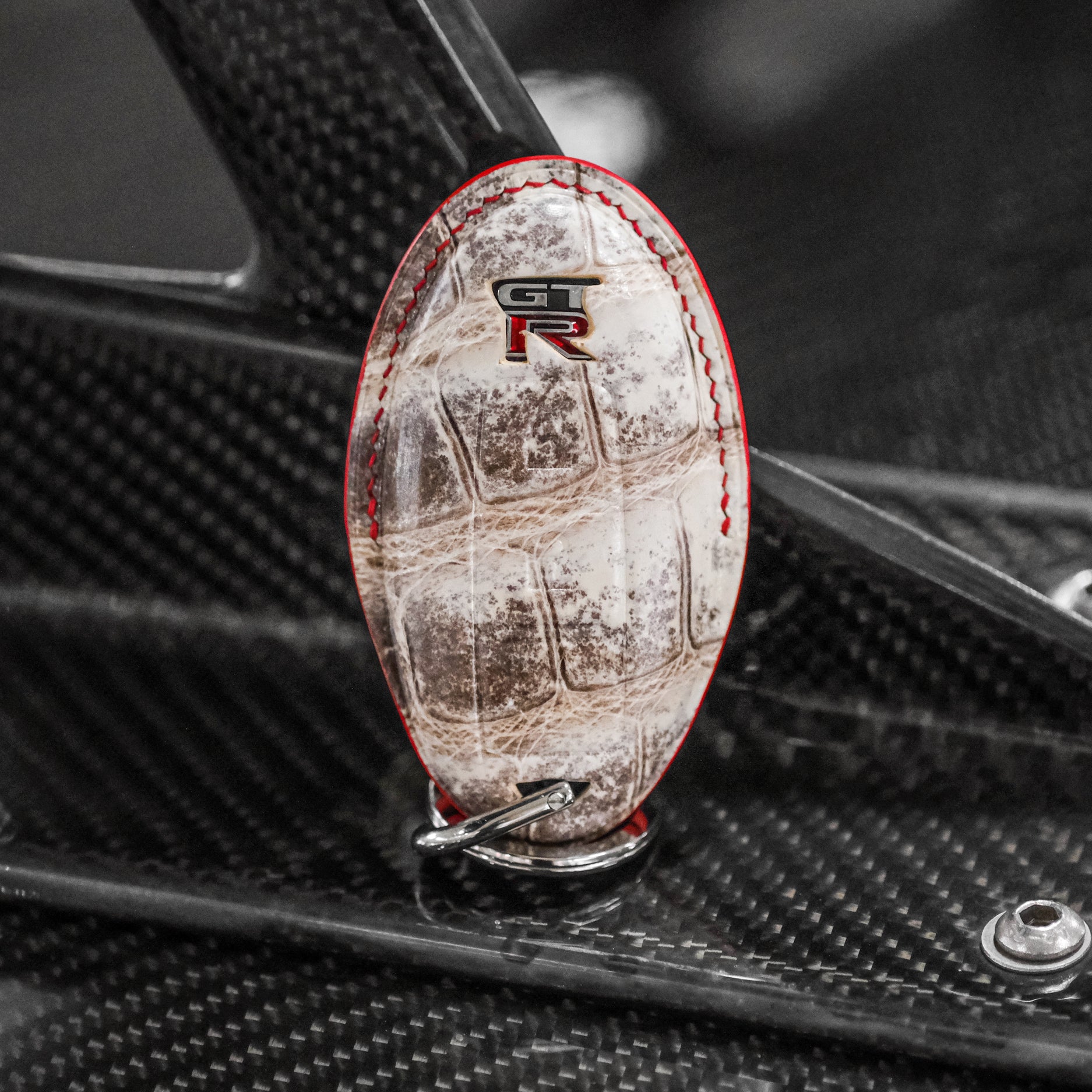 Bespoke Key Fob Cover in Natural Himalayan Crocodile – Solitaire Official