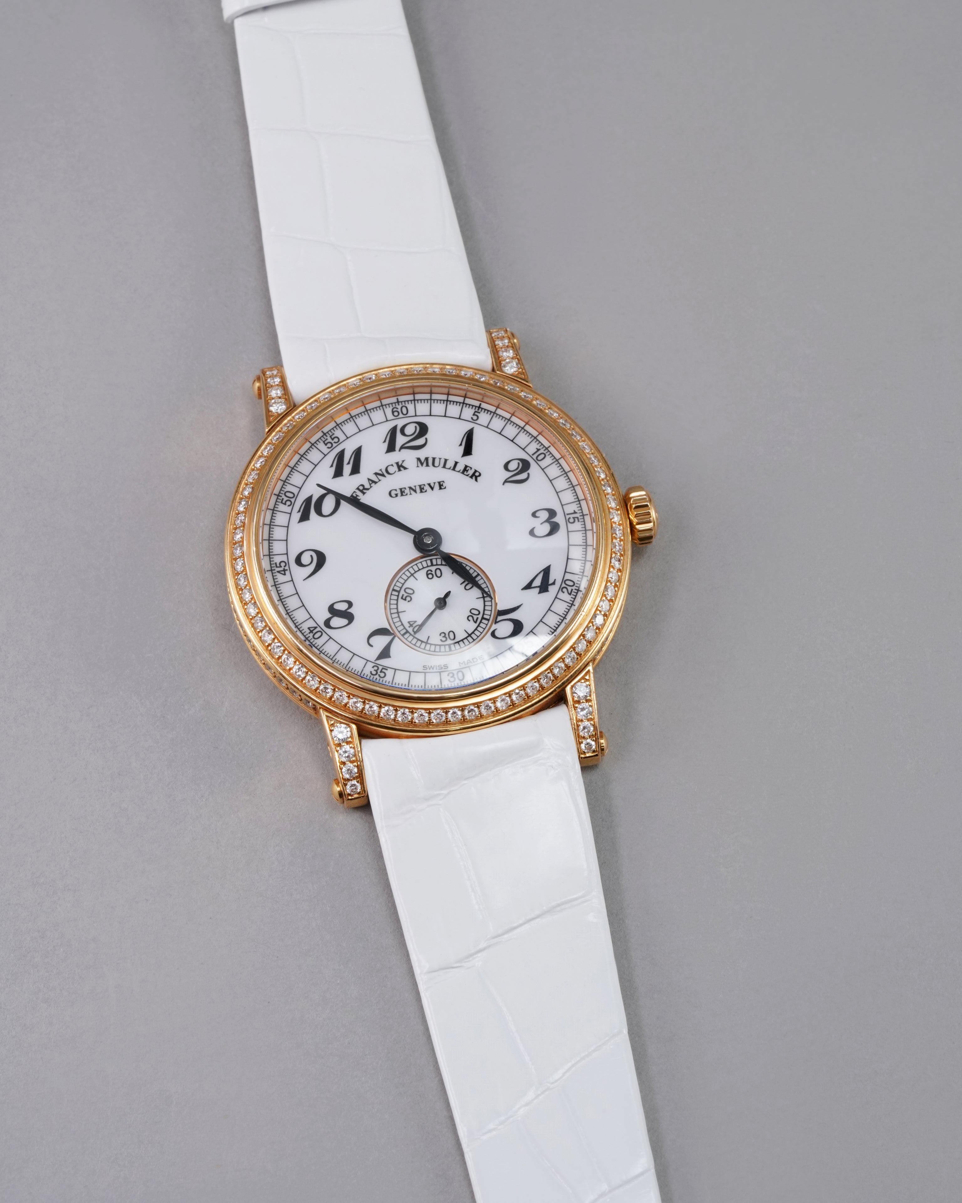 Bespoke Watch Strap in White Crocodile – Solitaire Official