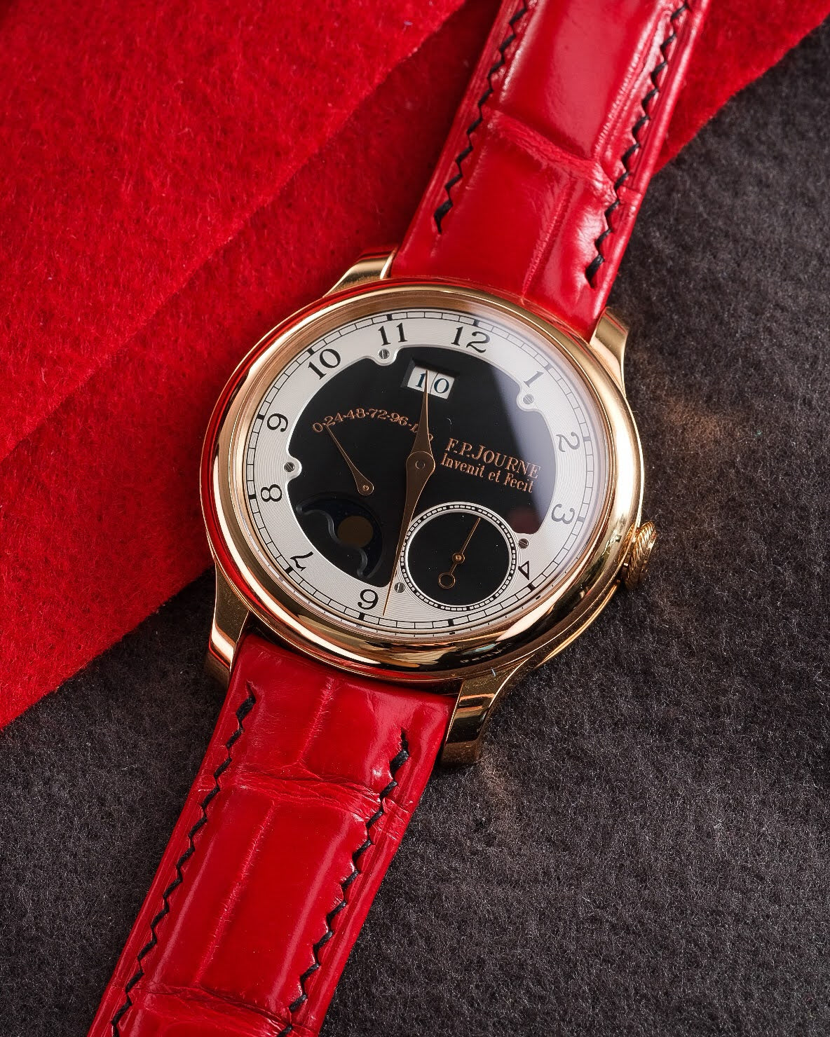 Bespoke Watch Strap in Ferrari Red Crocodile – Solitaire Official