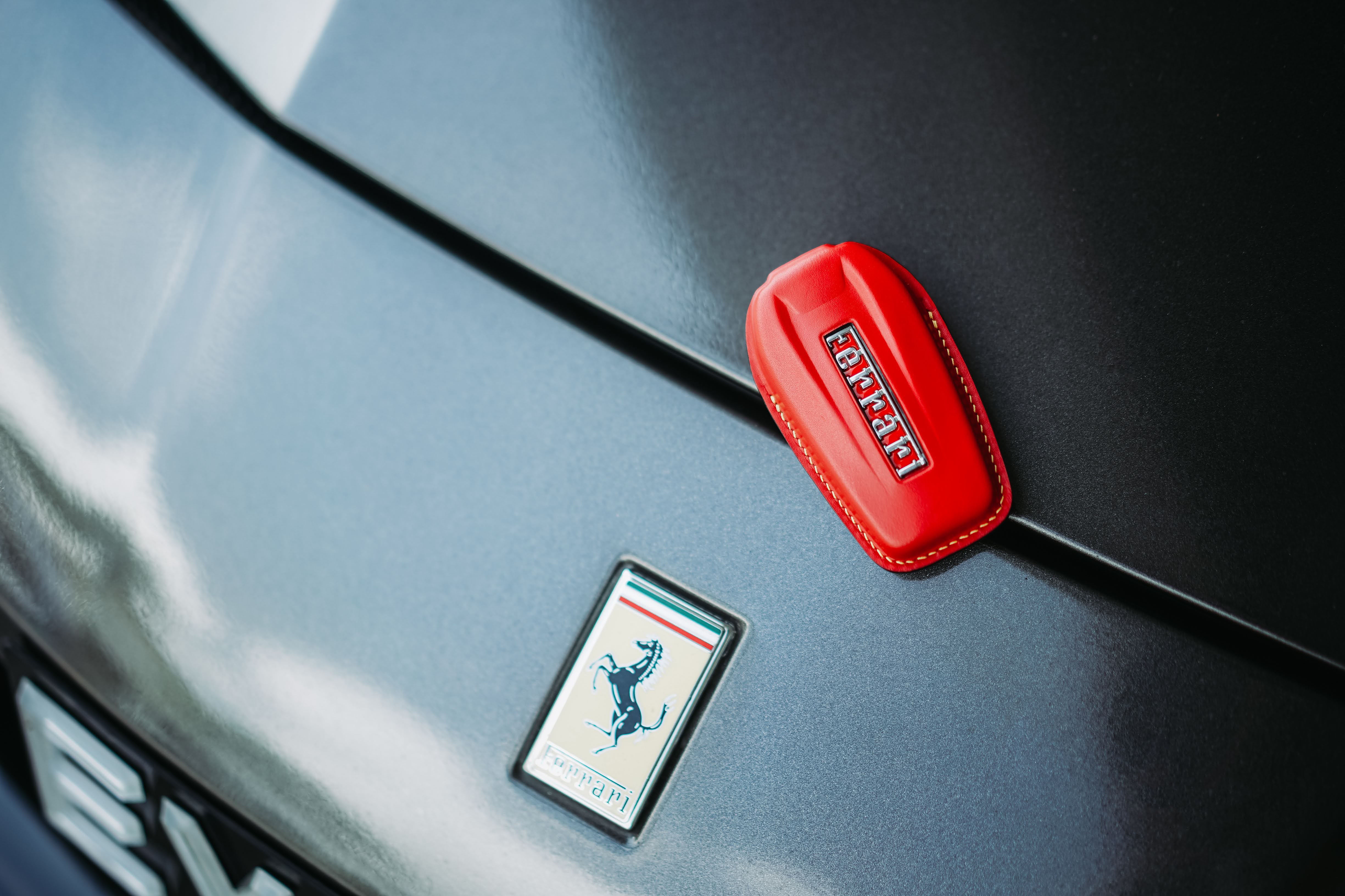 Bespoke Key Fob Cover in Ferrari Red Nappa – Solitaire Official