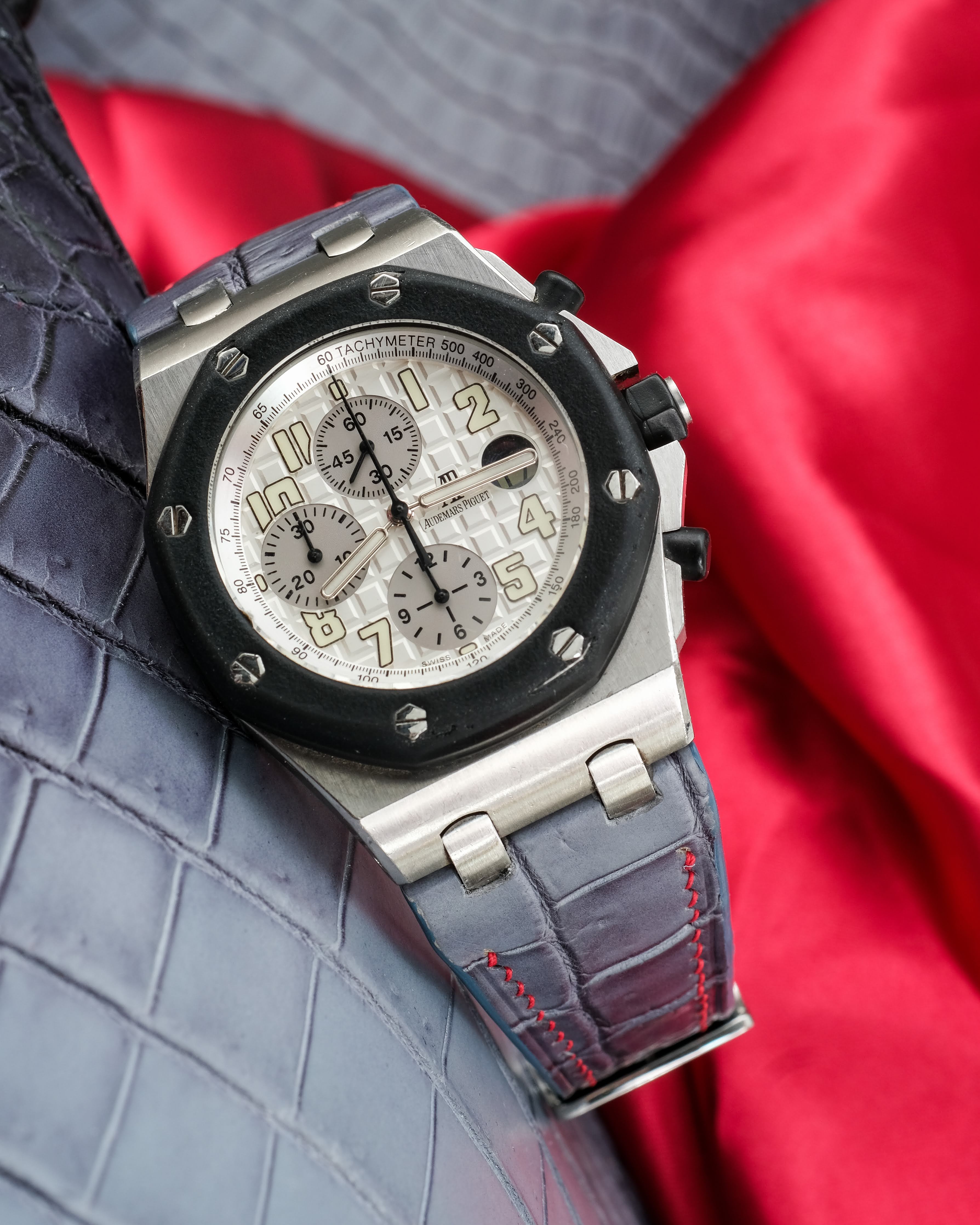 Bespoke Watch Strap in Ombre Dull Crocodile – Solitaire Official