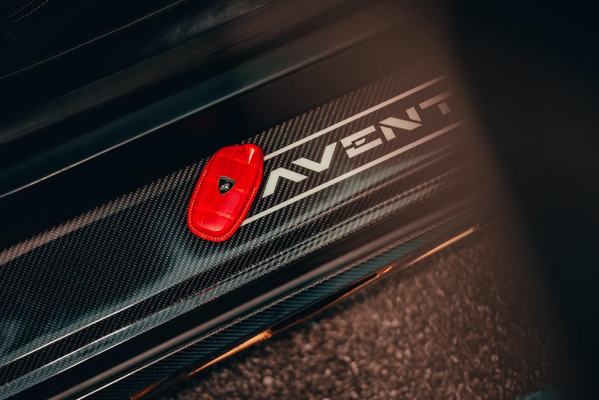 Bespoke Key Fob Cover in Ferrari Red Crocodile – Solitaire Official