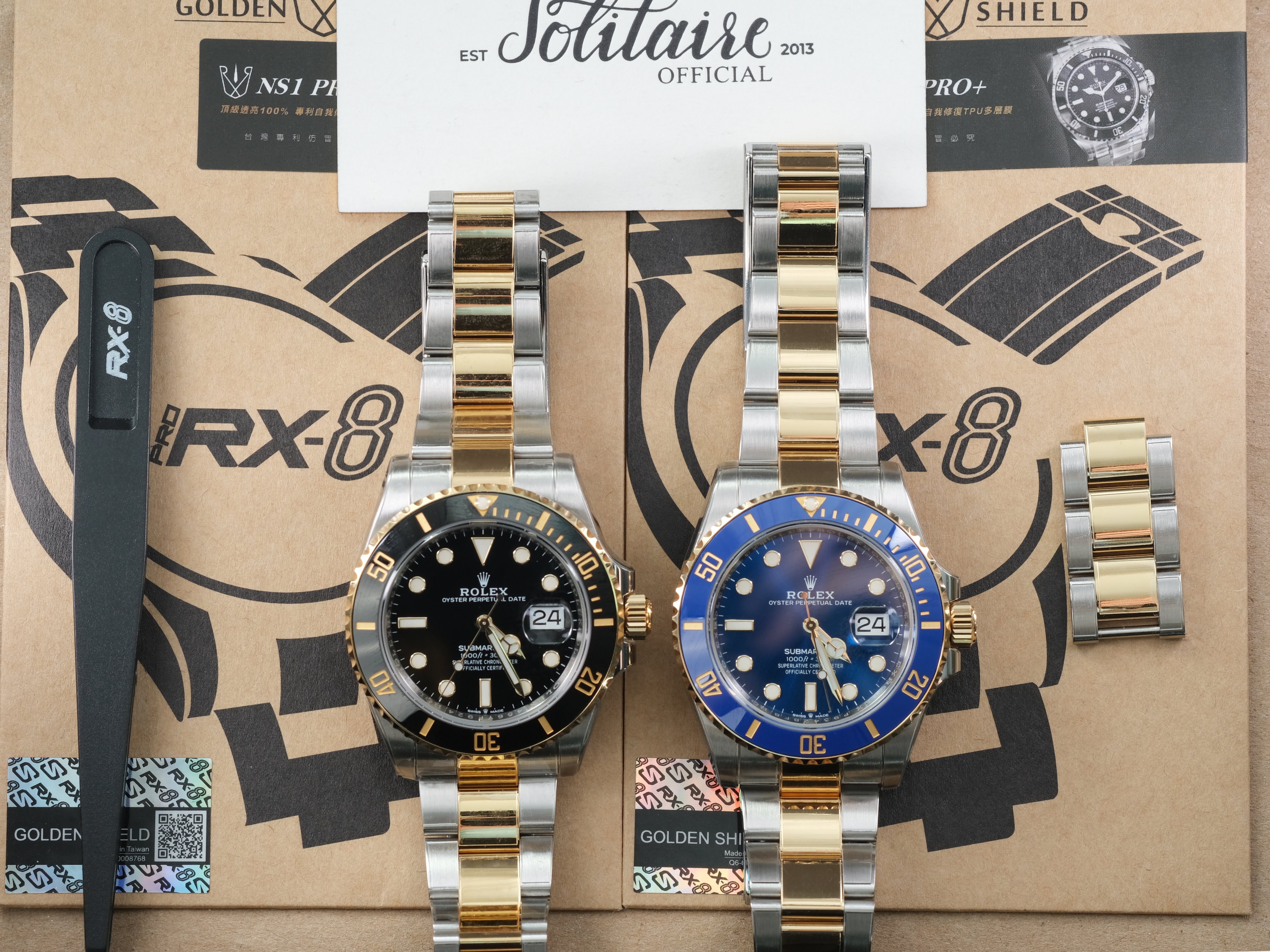 RX8 Protective Films for Rolex Submariner 41MM – Solitaire Official