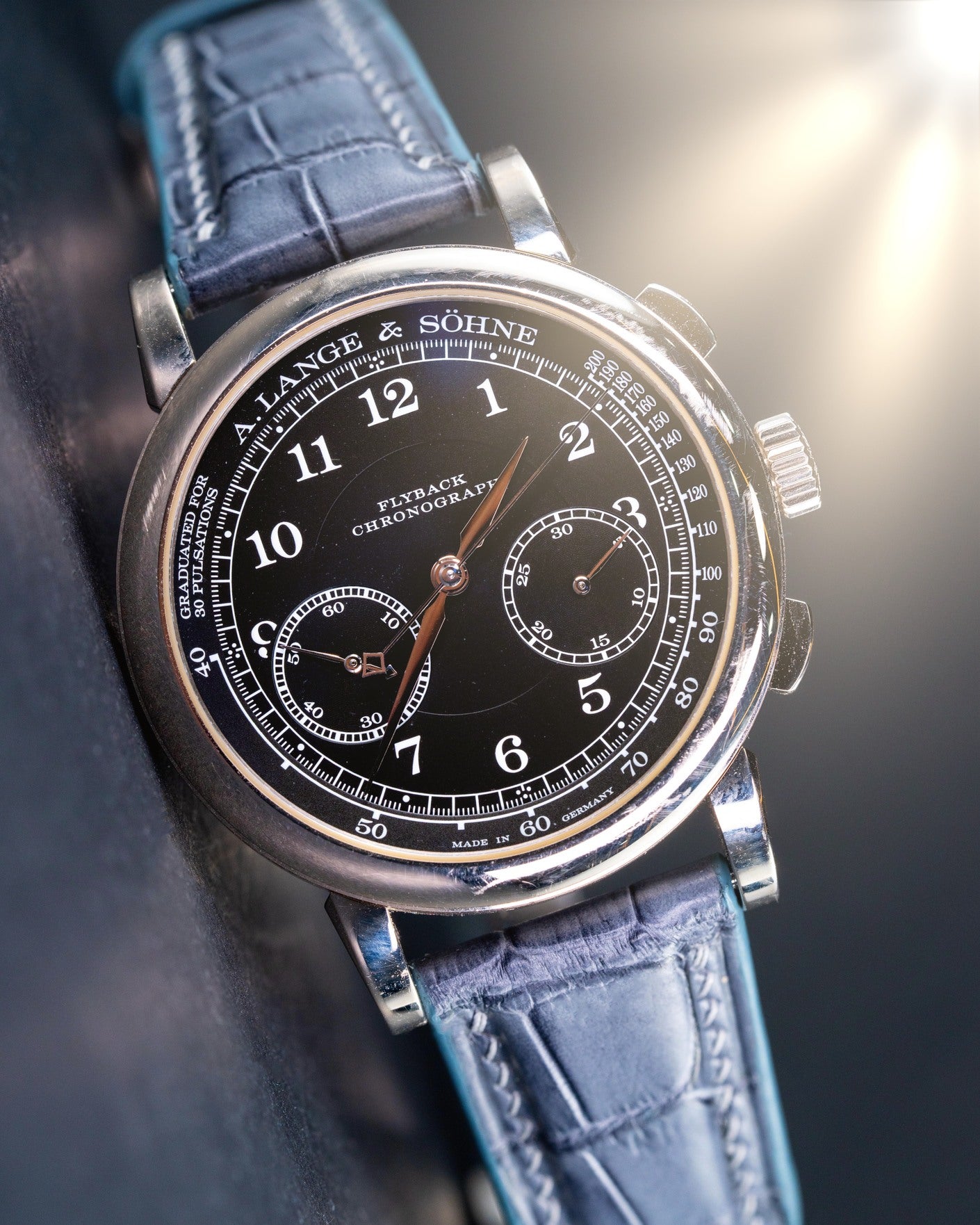 Bespoke Watch Strap in Ombre Dull Crocodile – Solitaire Official