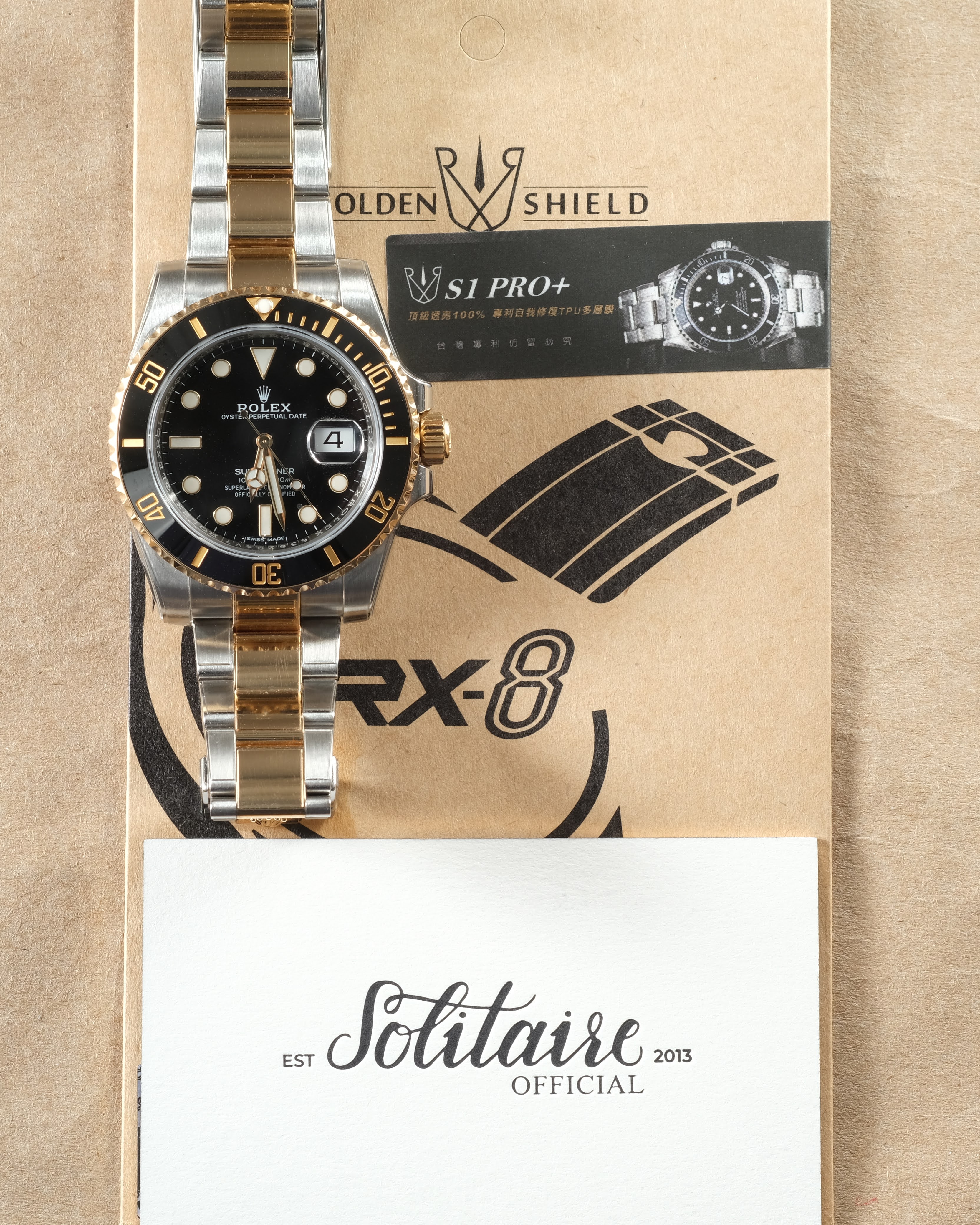RX8 Protective Film for Rolex Submariner 40MM – Solitaire Official
