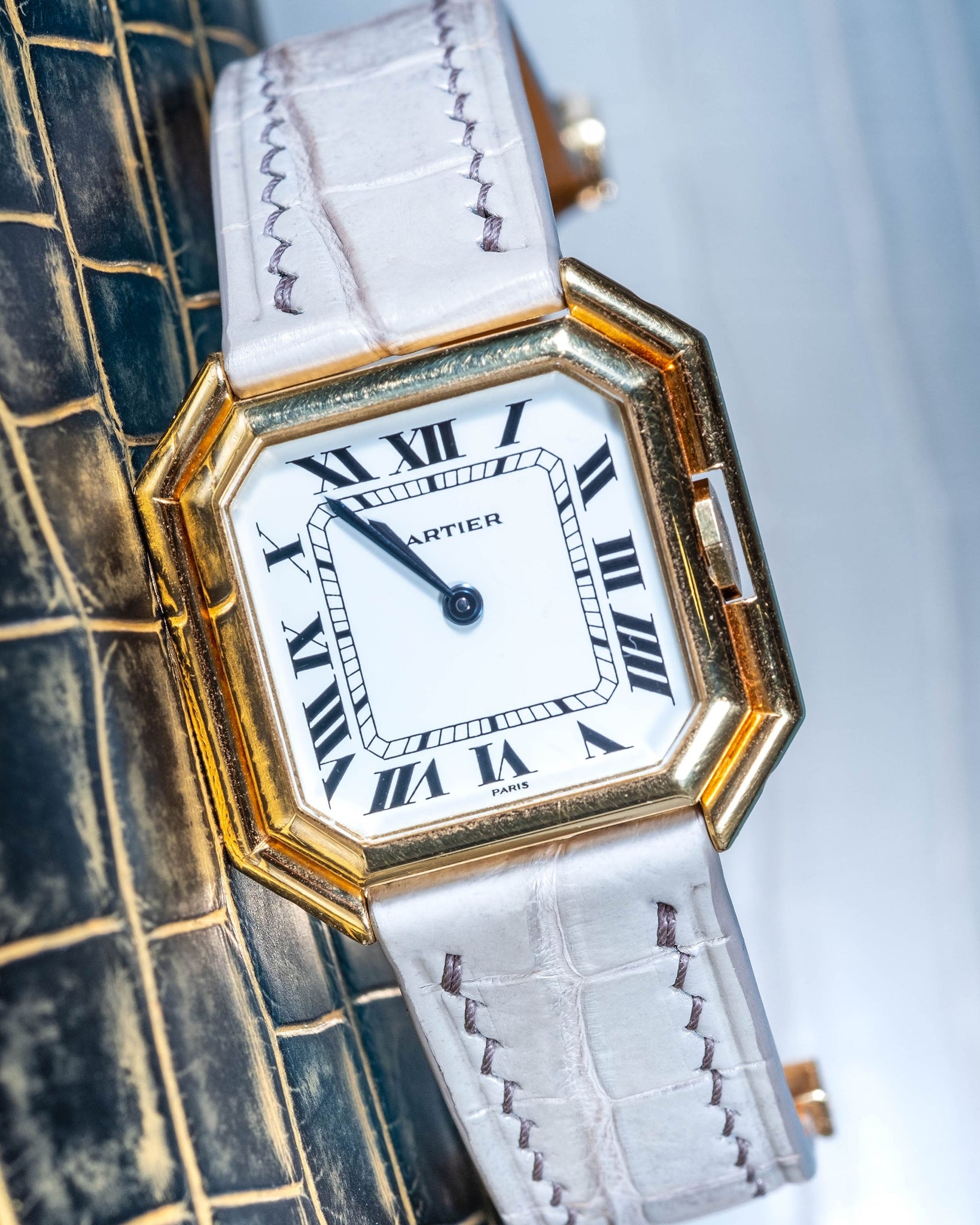 Bespoke Watch Strap in Natural Himalayan Crocodile – Solitaire Official