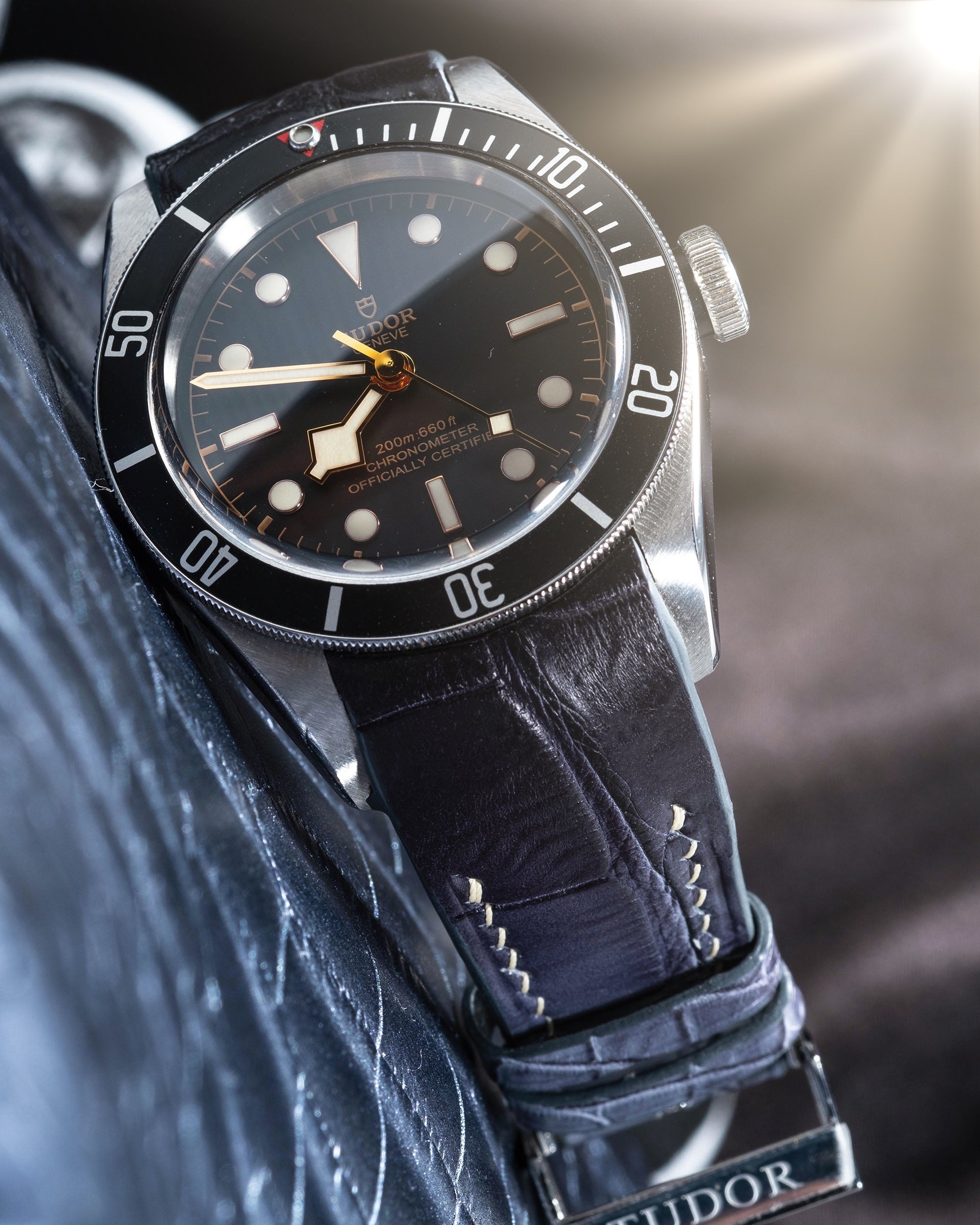 Bespoke Watch Straps in Ombre Dull Crocodile – Solitaire Official