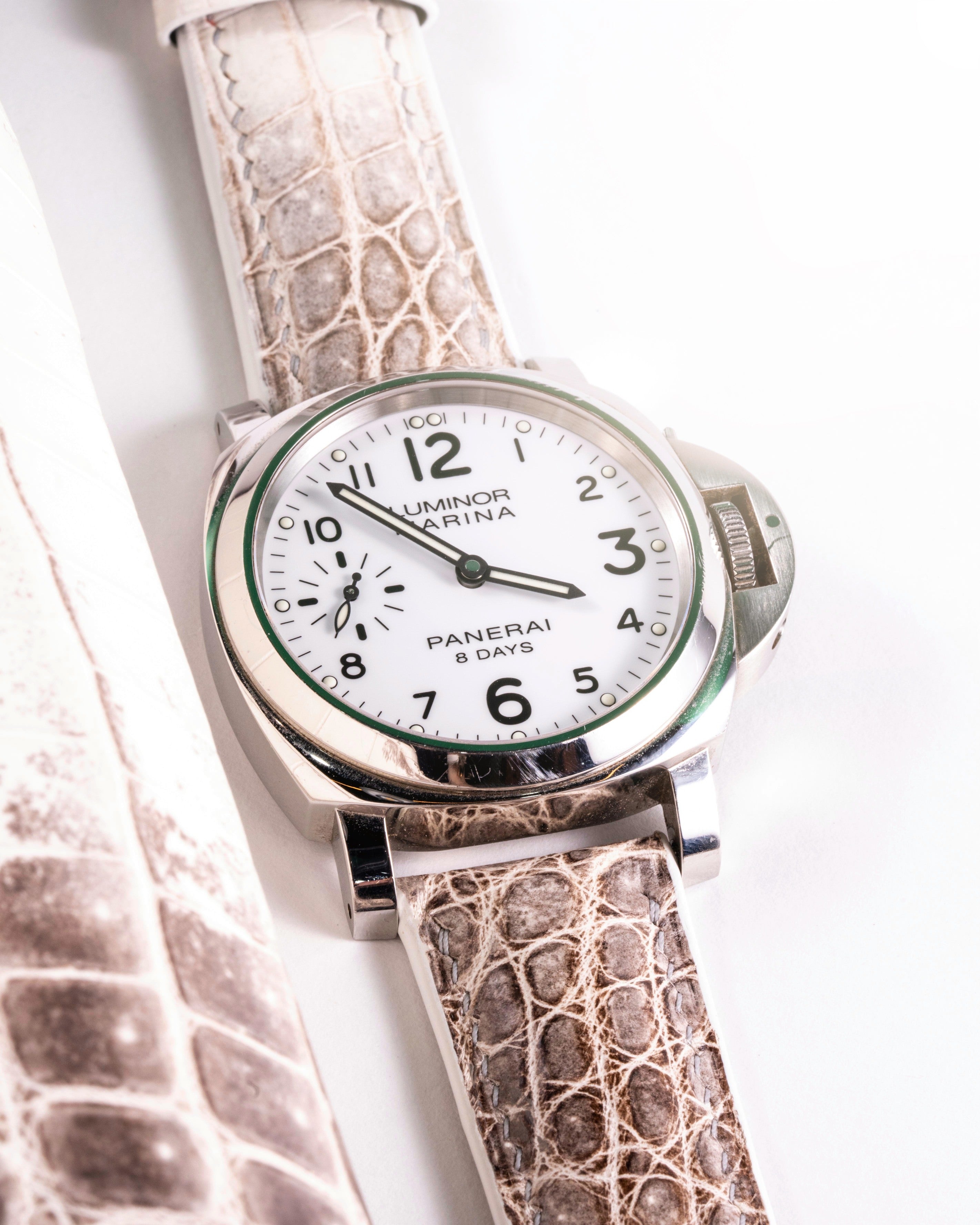 Bespoke Watch Strap in Natural Himalayan Crocodile – Solitaire Official